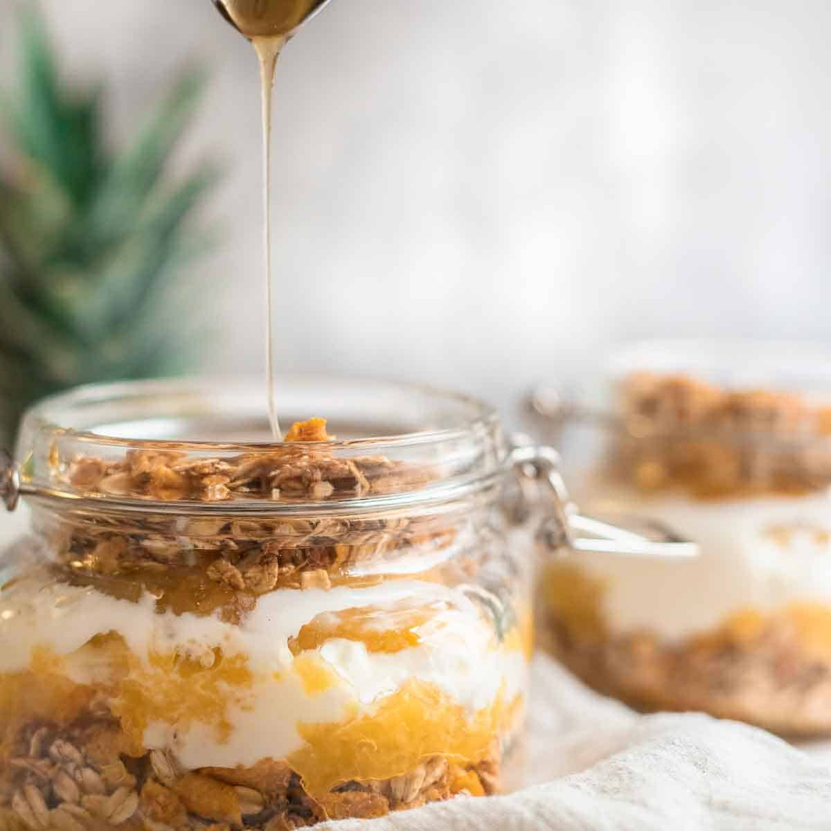 Pina Colada Breakfast Parfait